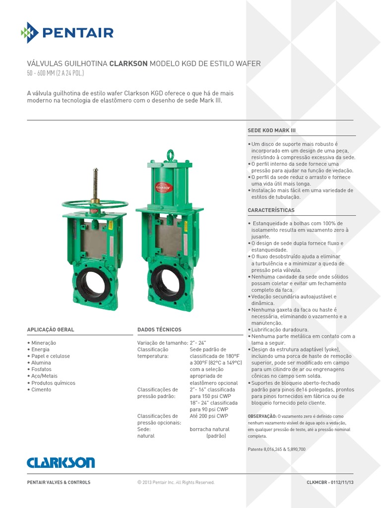 Valvula Guilhotina KGD - Wafer (Portugues) | PDF | Válvula | Corrosão