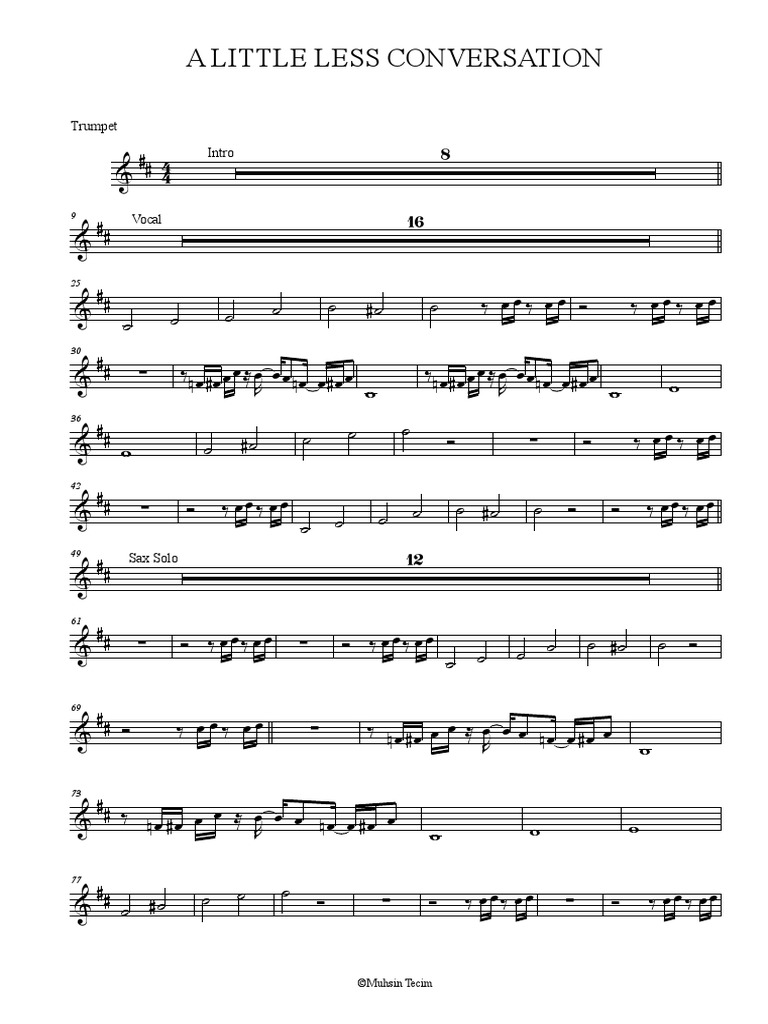 A Little Less Conversation | PDF