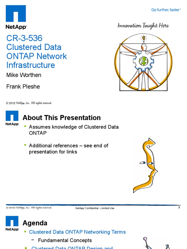 CR-3-536 Clustered Data ONTAP Network Infrastructure | PDF | Load Balancing (Computing ...