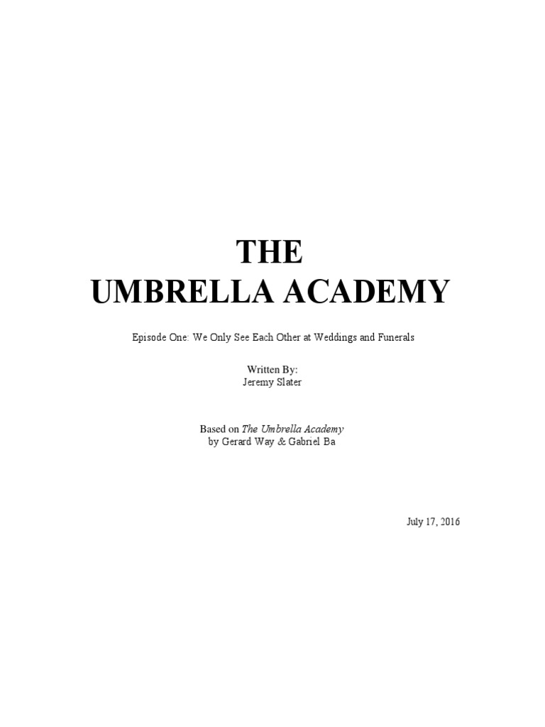 The Umbrella Academy 2019 Season 1 Episode 1 We Only See Each Other at ...