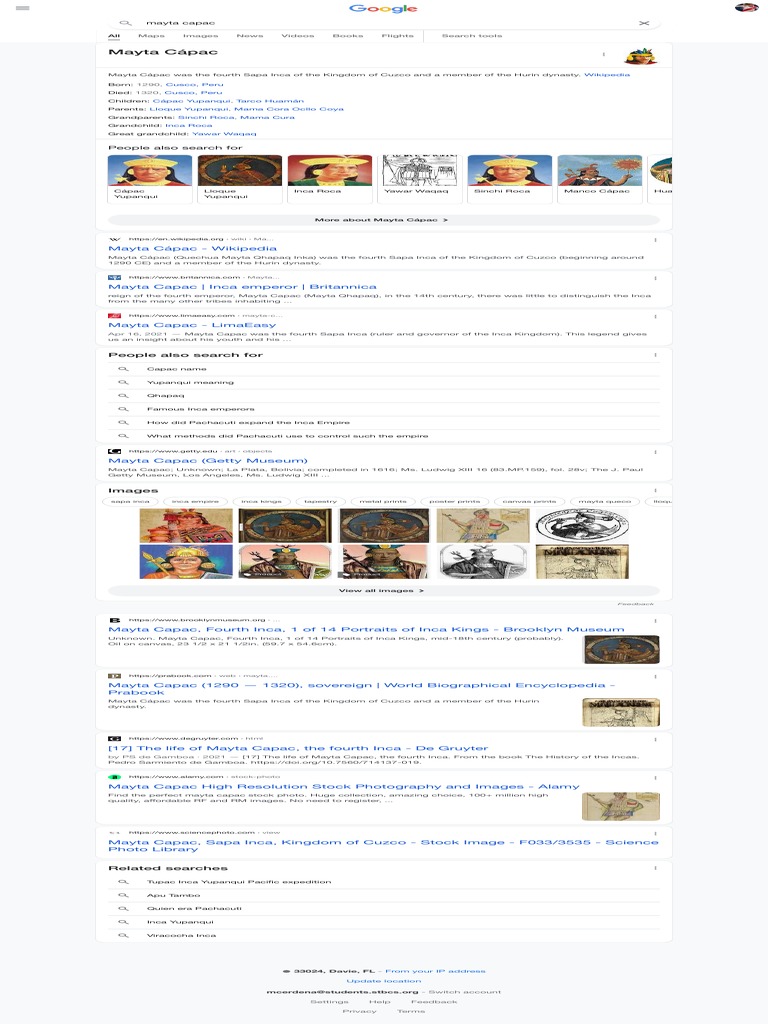 Inca Mayta Capac | PDF | Inca Empire | Peru