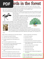 Animal Action Verbs in Present Tense | PDF