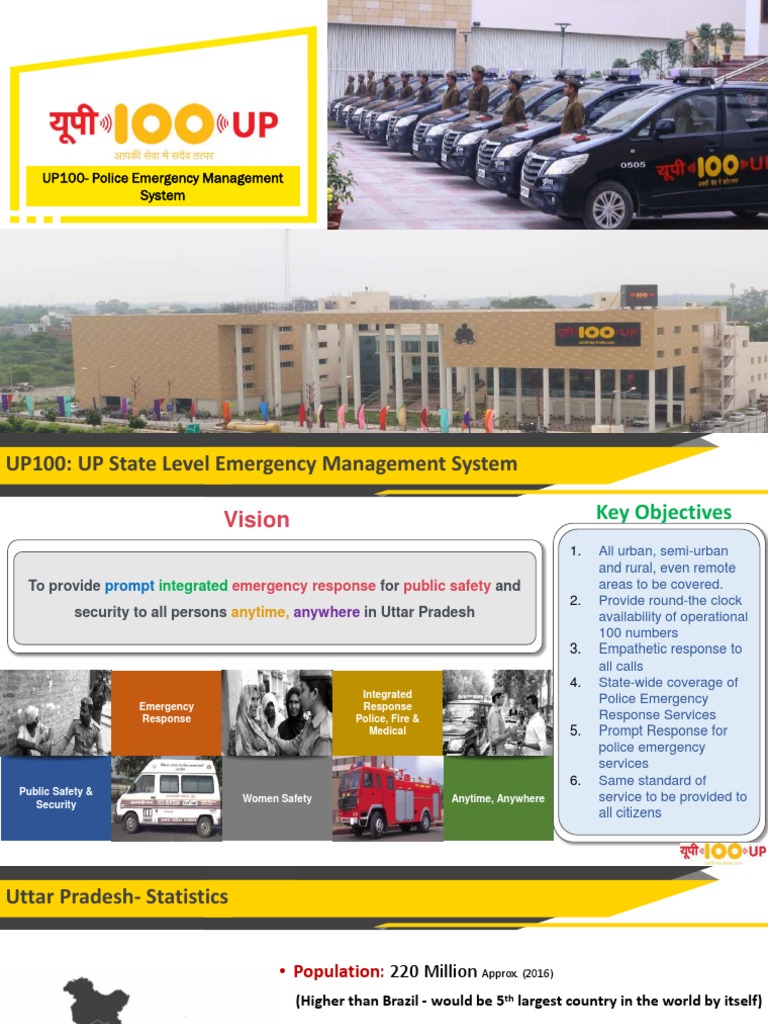 Up Dial 100 Police Emergency Management System Raghvendra - Kumar | PDF ...