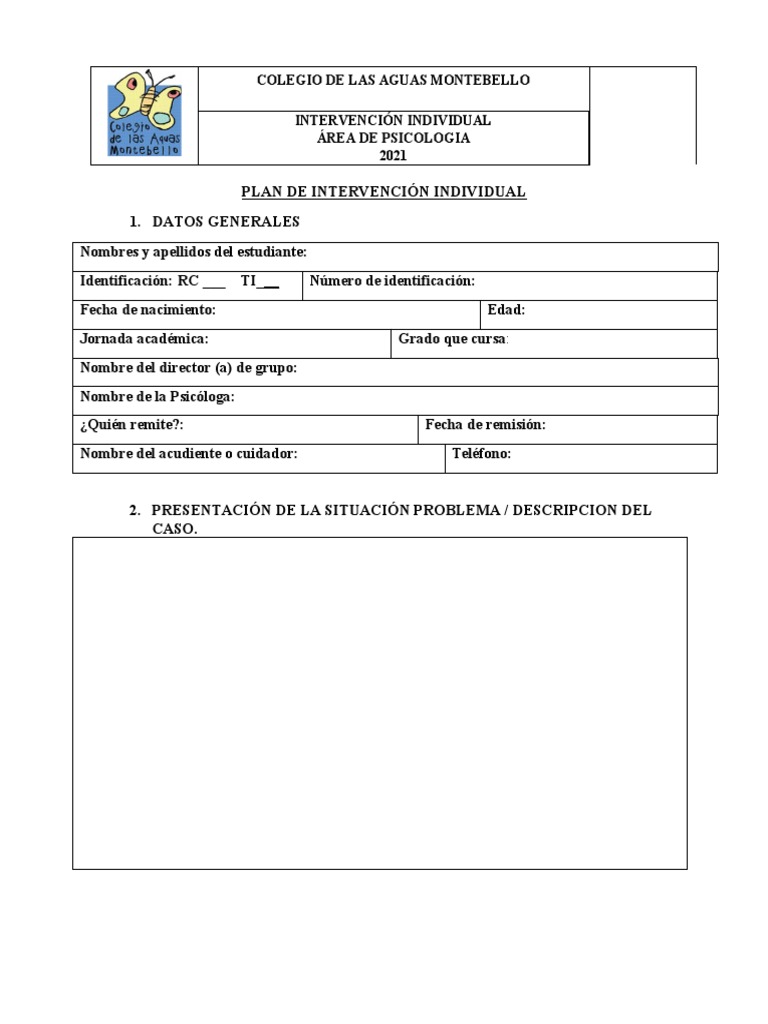 Intervención Individual | PDF | Sicología | Psicología clínica
