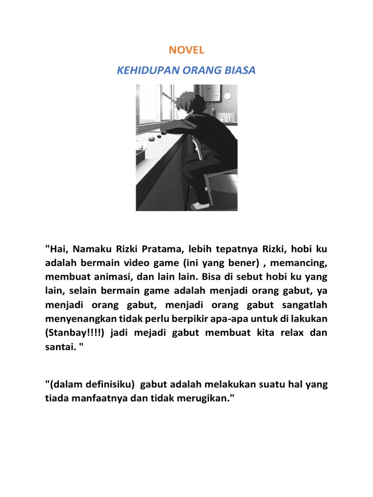Novel Kehidupan | PDF | Pengembangan Diri | Gaya Hidup