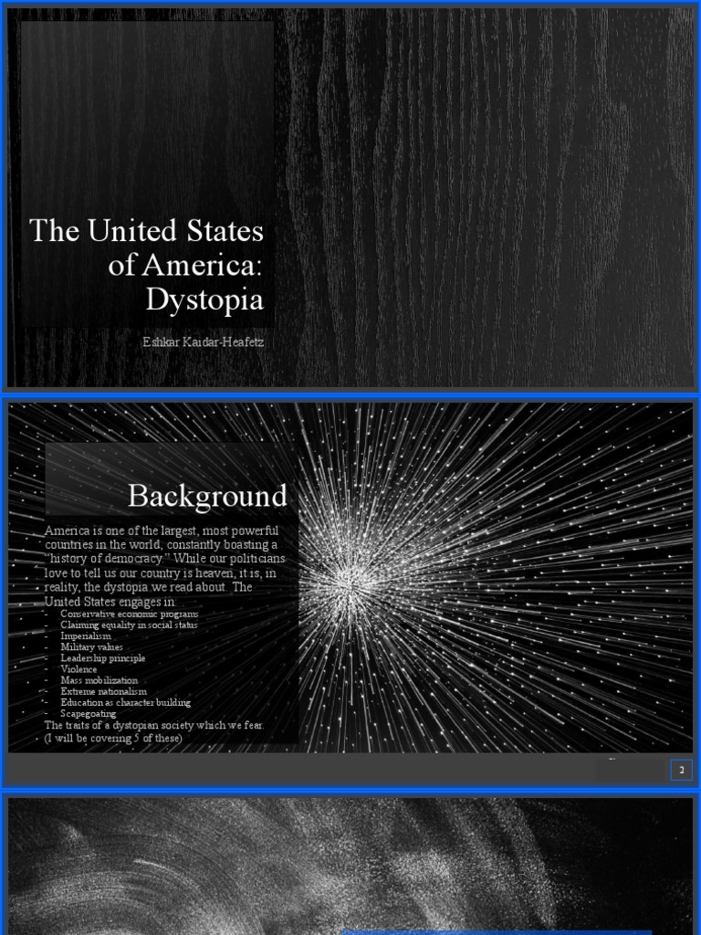 The United States of America: Dystopia: Eshkar Kaidar-Heafetz | PDF ...