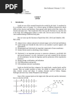Liebermann-Burchard Test for Cholesterol | PDF | Acetic Acid | Chemical ...