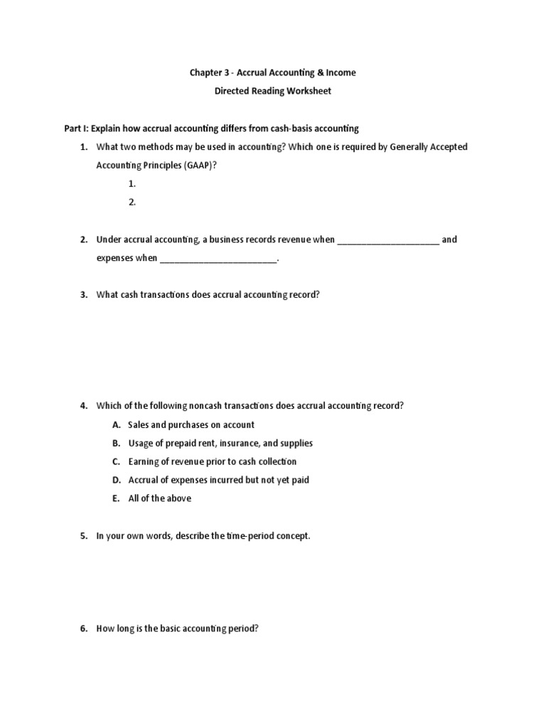 MyAccountingLab CH 3 Direct Reading Worksheet | PDF | Debits And ...