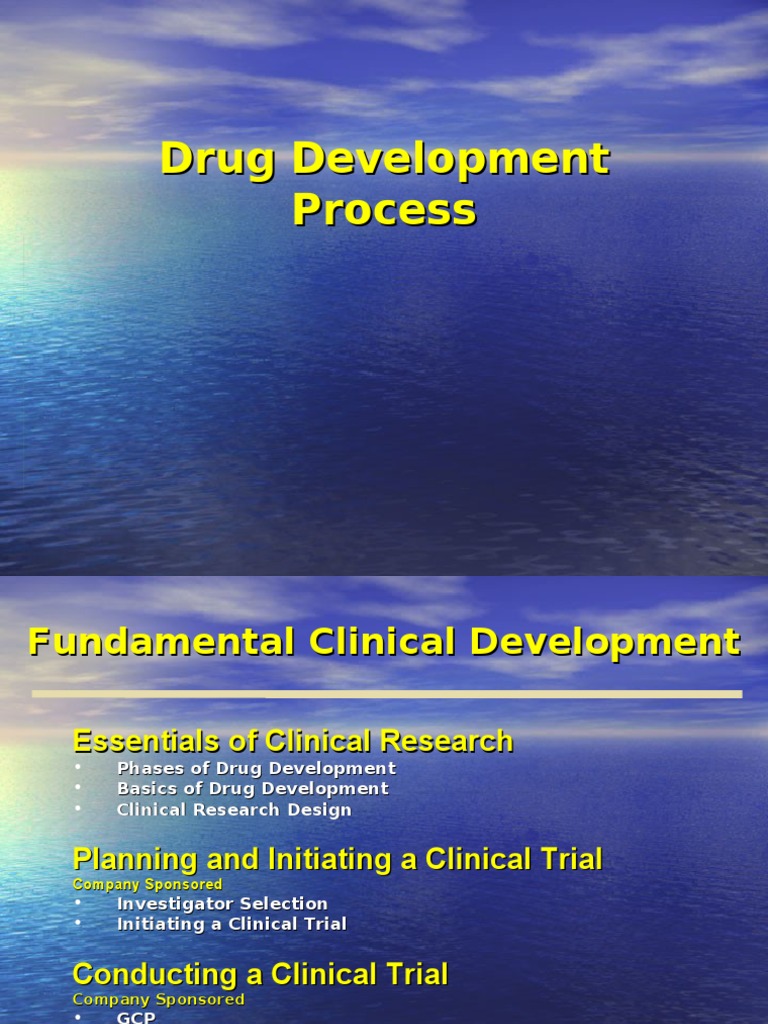 Drug Development Process | PDF | Phases Of Clinical Research | Clinical ...