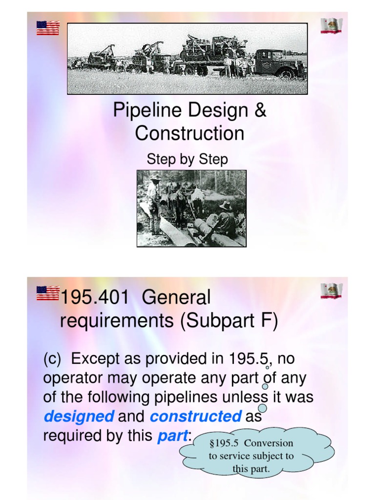 Pipeline Design Construction | PDF