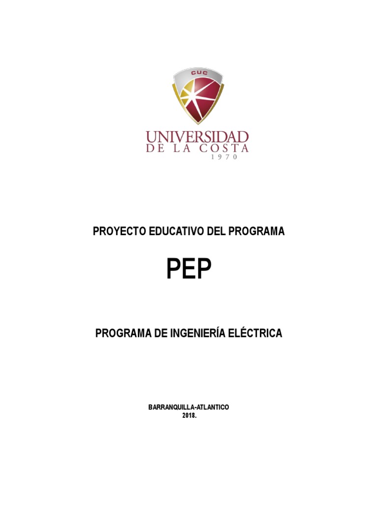 Proyecto Educativo Del Programa (PEP) | PDF | Ingeniería | Ingenieria ...