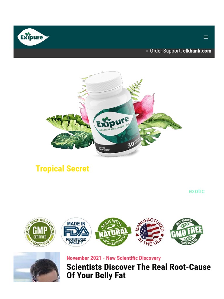 Exipure Weight Loss Formula | PDF | Adipose Tissue | Weight Loss