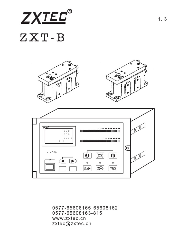 ZXT B 自动张力控制器说明书 | PDF
