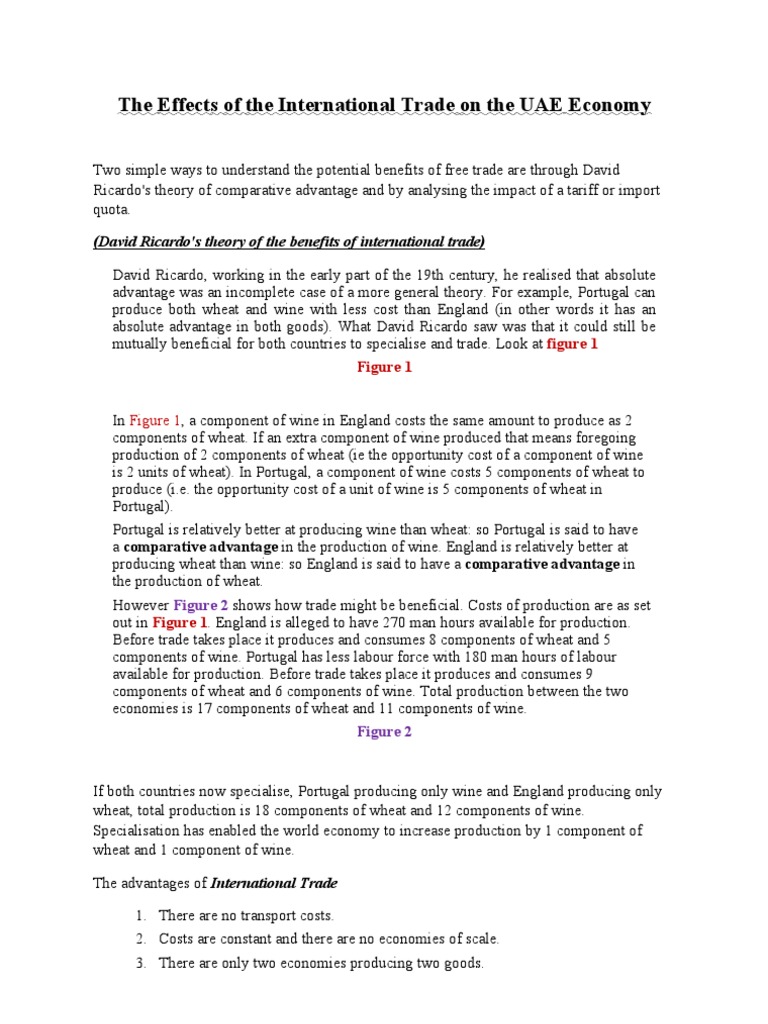 UAE International Trade Impact | PDF | Tariff | Protectionism
