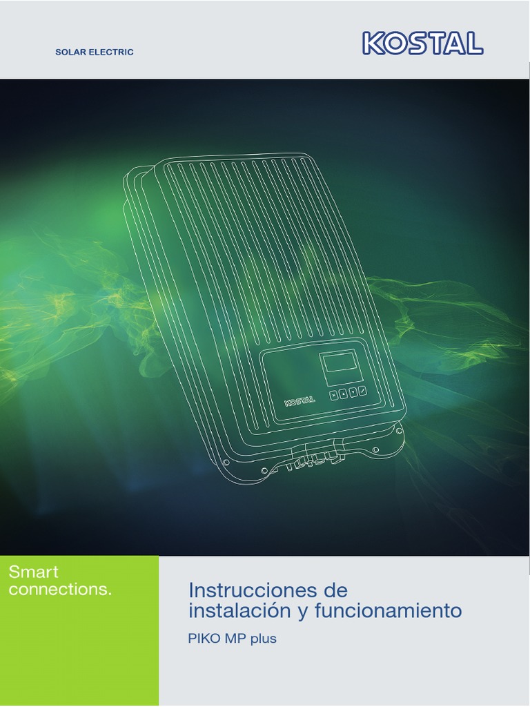 Manual Kostal Serie Piko MP Plus | PDF | Ingenieria Eléctrica ...