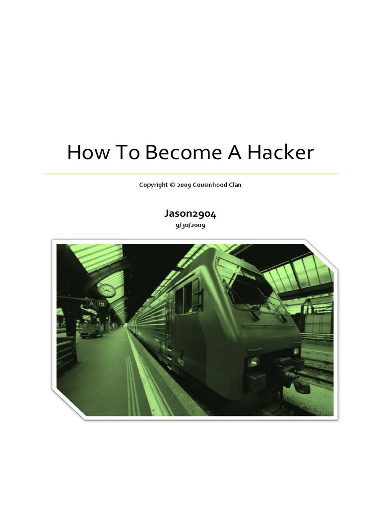 How To Become A Hacker | PDF | Hacker Culture | Security Hacker