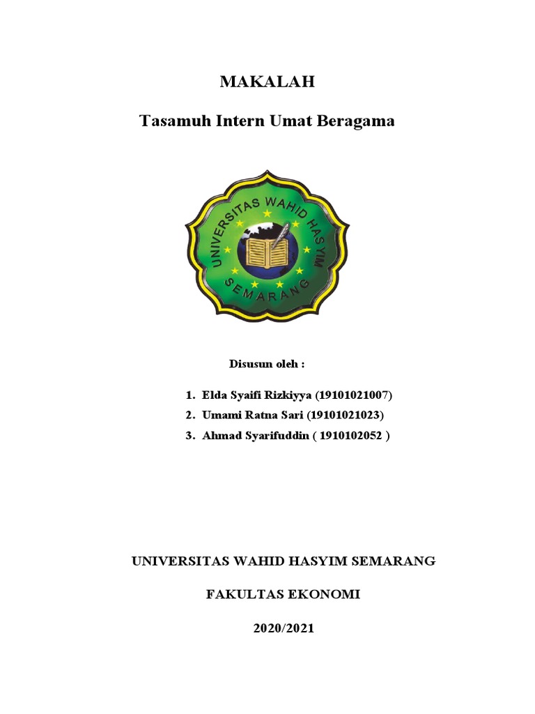 Toleransi Dalam Islam: Konsep Tasamuh | PDF | Karier & Perkembangan ...