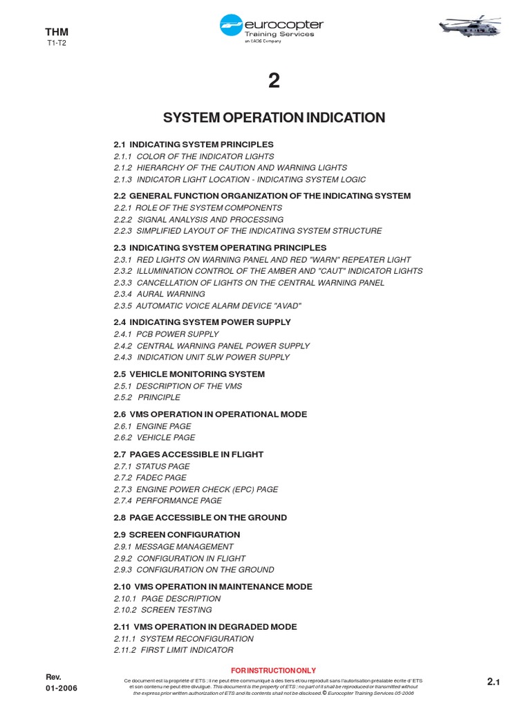 02a01-28 - T1 - T2 - System Operation Indicator | PDF | Electrical ...