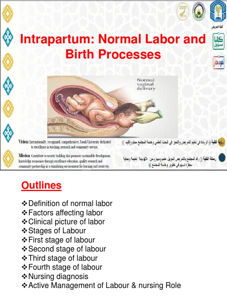 Normal Labor and Birth Process Guide | PDF | Childbirth | Pelvis