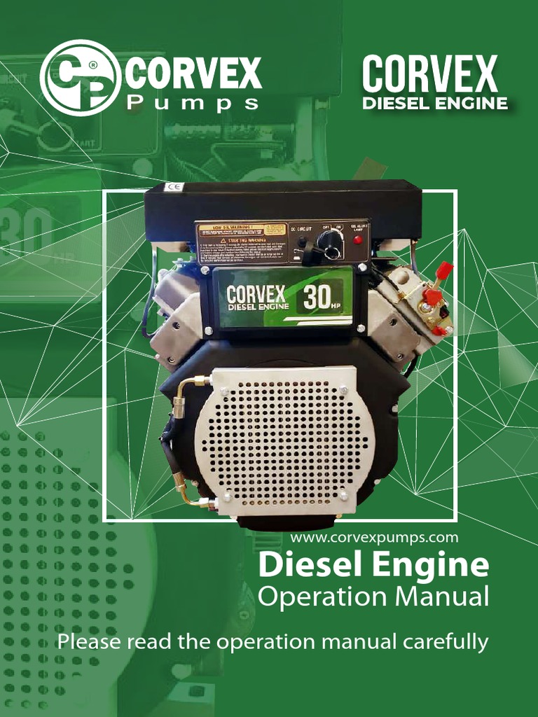 Diesel Engine Operation Manual | PDF | Diesel Engine | Piston
