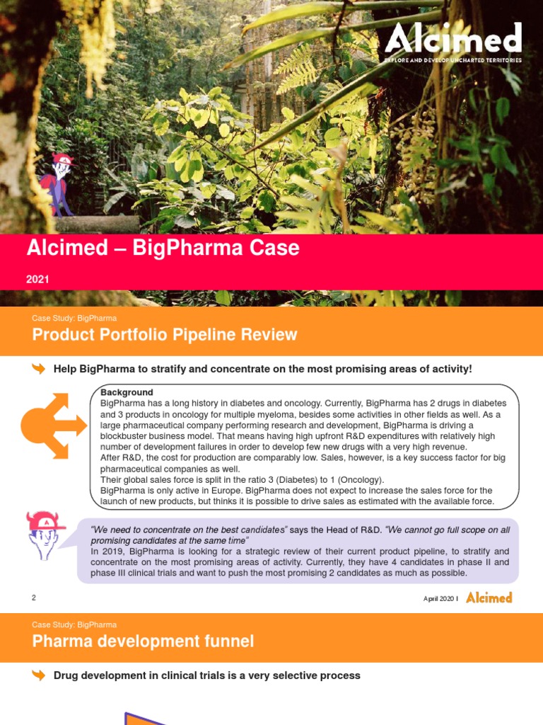 Alcimed - BigPharma Case - Printout 1 - 2021 | PDF | Multiple Myeloma ...