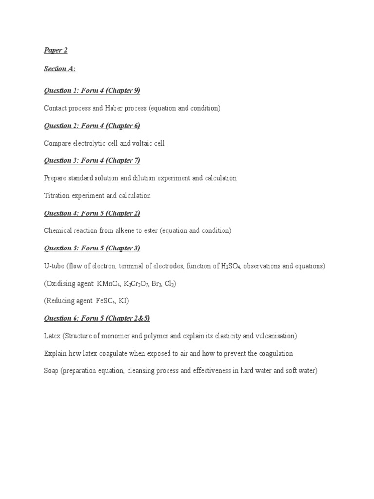 Tips SPM | PDF | Materials | Chemical Elements