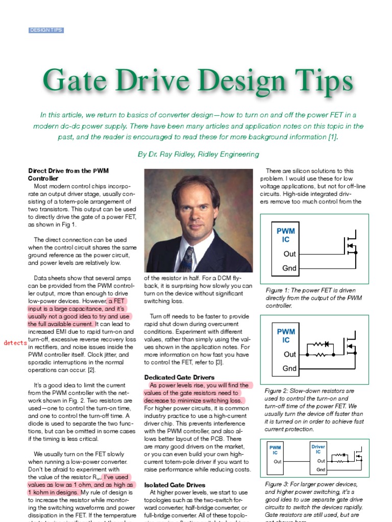 Gate Driver Design for Power FETs | PDF