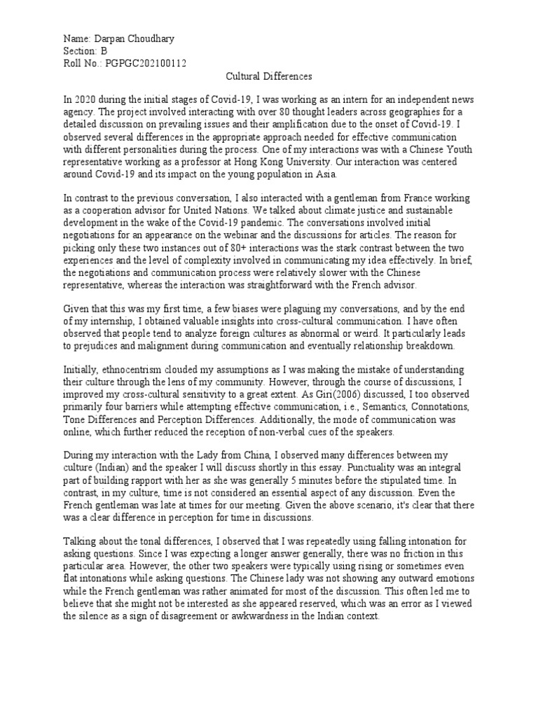 Darpan Assignment | PDF | Communication | Tone (Linguistics)