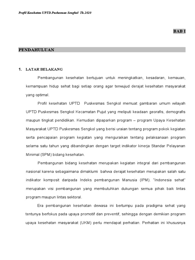 Profil 2020 Ok | PDF | Sains & Matematika