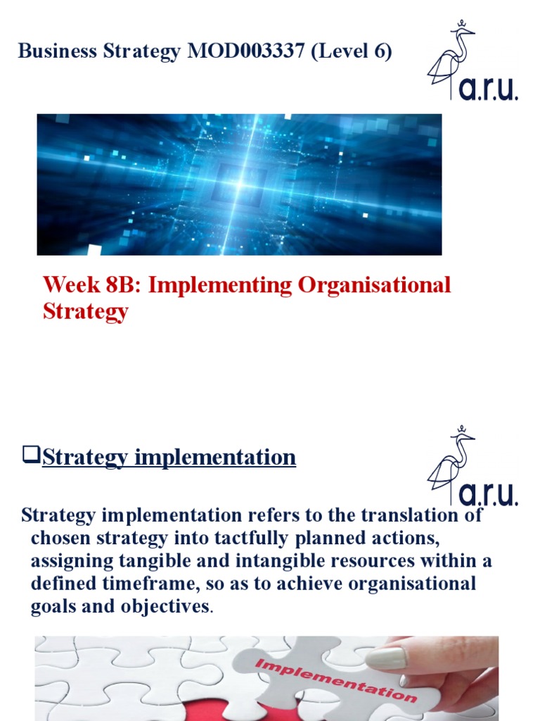 Strategy Implementation Essentials | PDF | Strategic Management | Resource