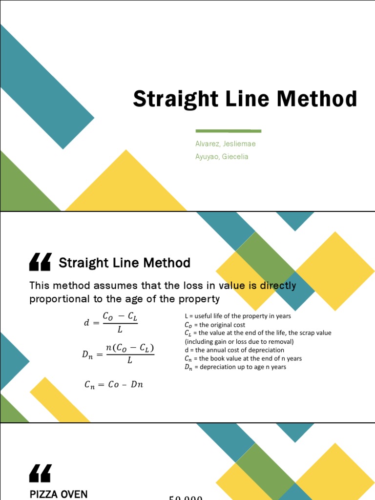 Straight Line Method | PDF
