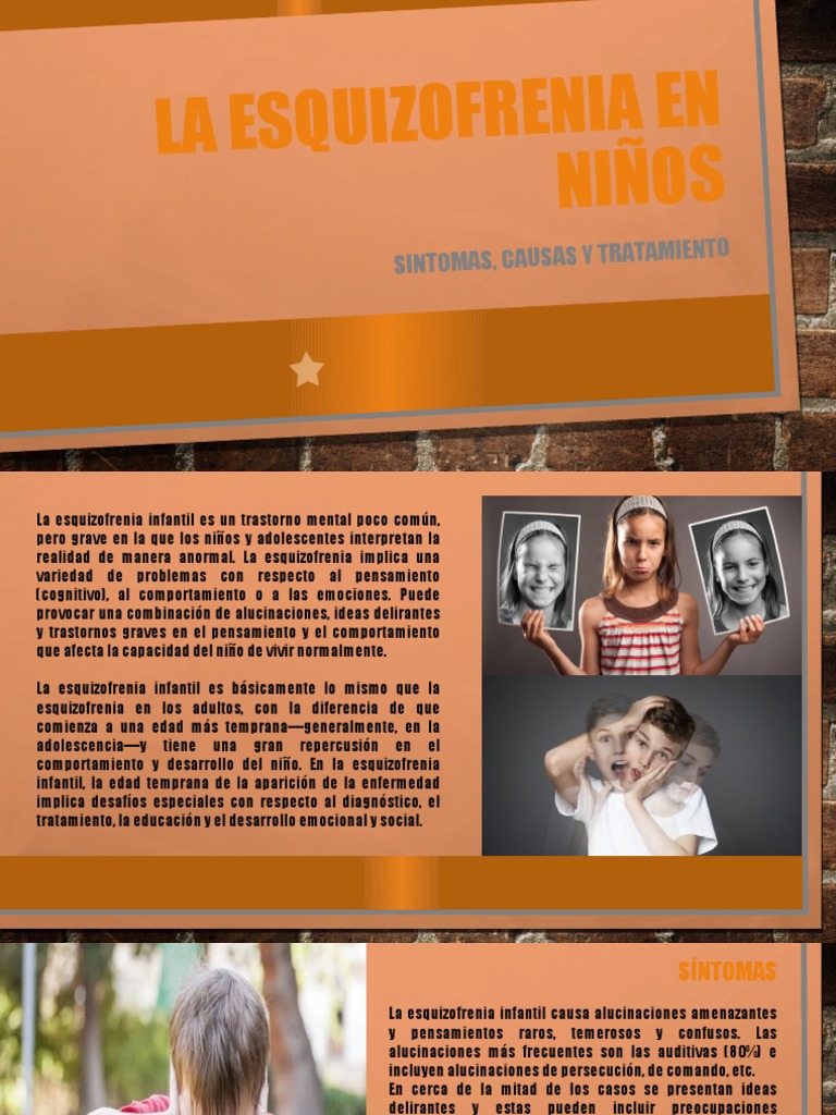 La Esquizofrenia en Niños | PDF | Esquizofrenia | Trastorno mental
