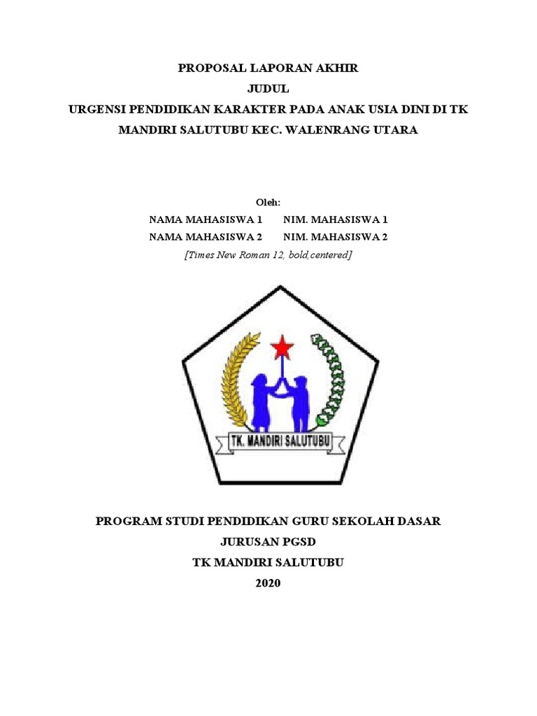 Contoh Halaman Judul | PDF