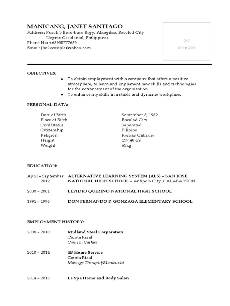 Janet's Resume | PDF