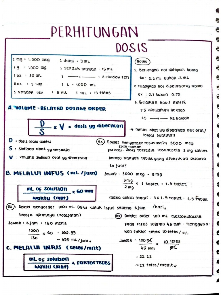 Perhitungan Dosis | PDF