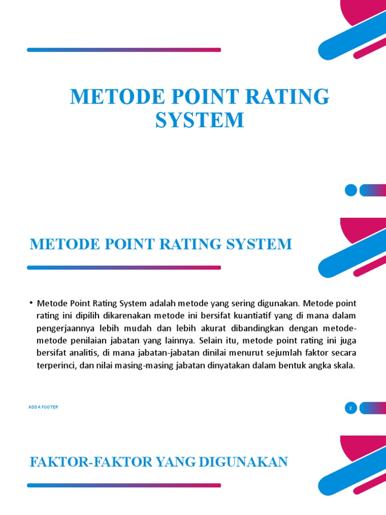 Contoh Metode Points Rating | PDF | Pengembangan Diri