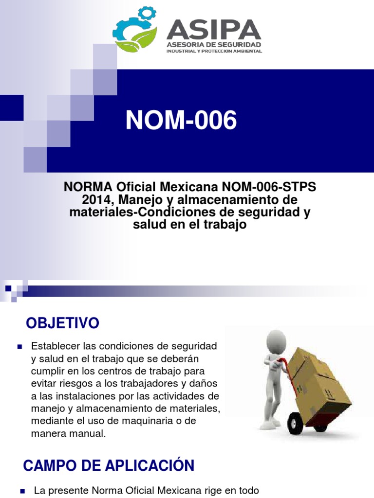 NORMA Oficial Mexicana NOM-006 Resumen PDF Seguridad Y, 45% OFF
