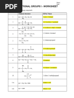 Naming Esters Practice Worksheet | PDF