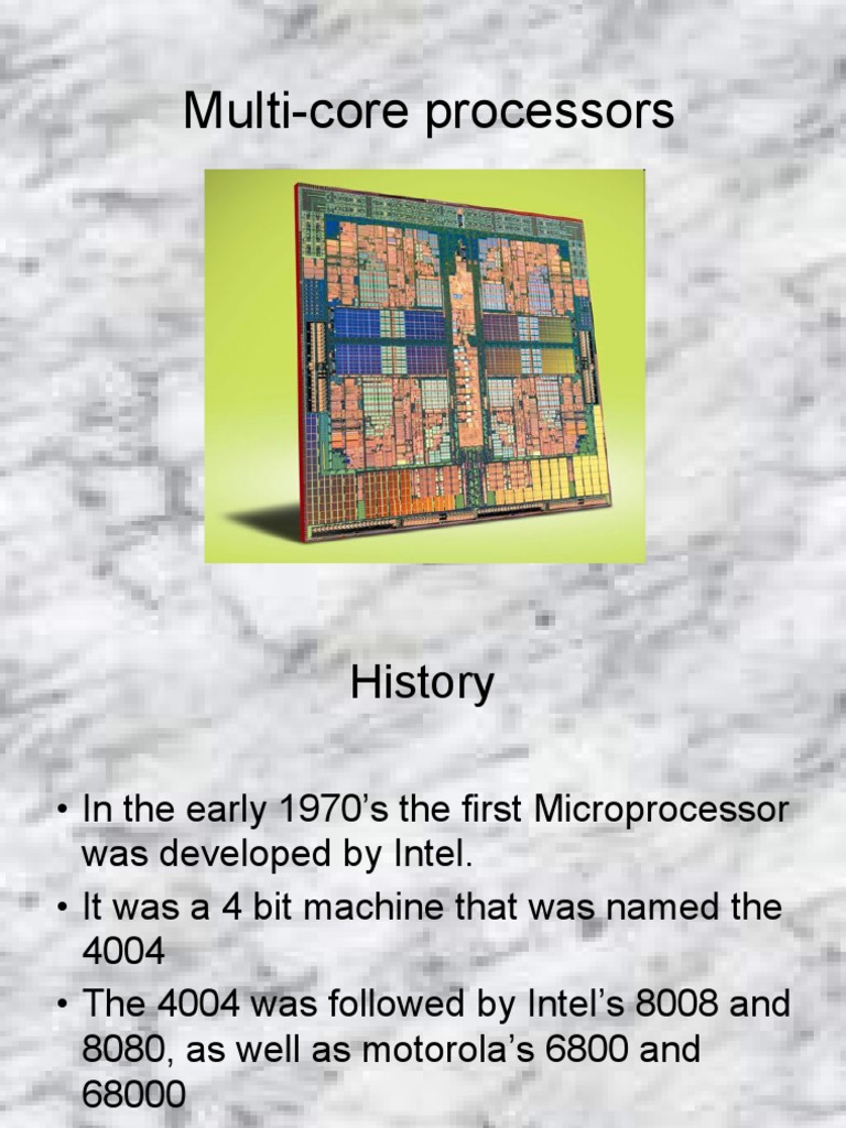 Processor Pdf Multi Core Processor Central Processing Unit