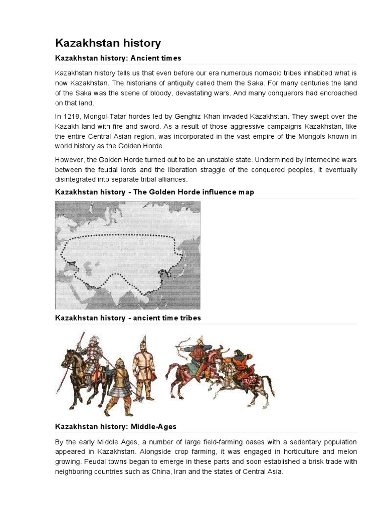Kazakhstan History | PDF | Kazakhstan | Leonid Brezhnev