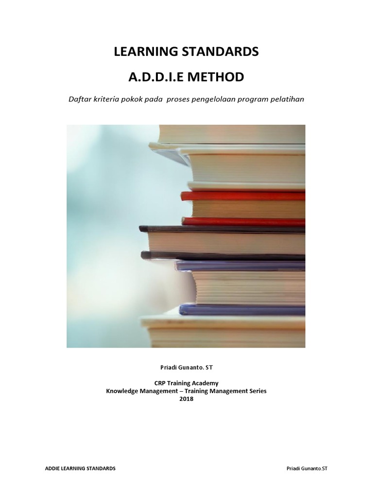 Addie Learning Standard | PDF