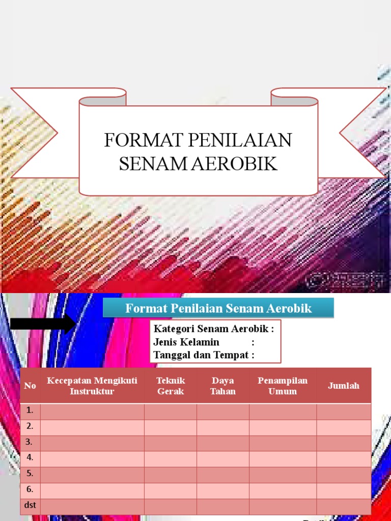 Format Penilaian Senam Aerobik | PDF