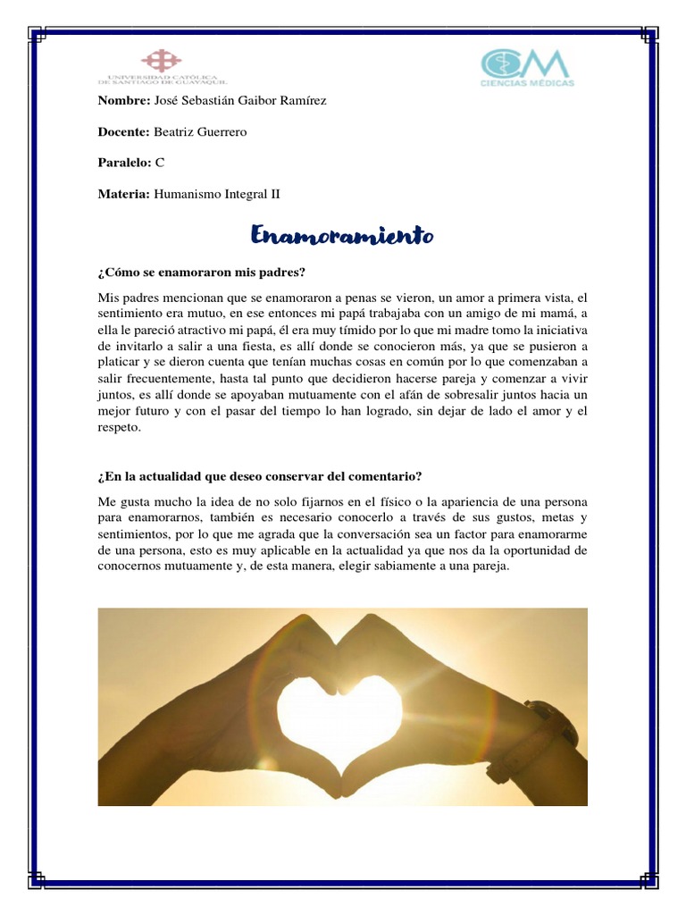 Enamoramiento | PDF | Ciencias sociales