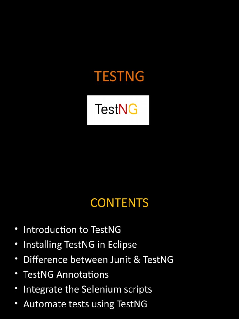 CSTP4.0 Testng | PDF | Software Testing | Eclipse (Software) CSTP4.0 Testng | PDF | Software Testing | Eclipse (Software)