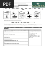 Kindergarten Weather Lesson Plan | PDF | Sky | Thunder