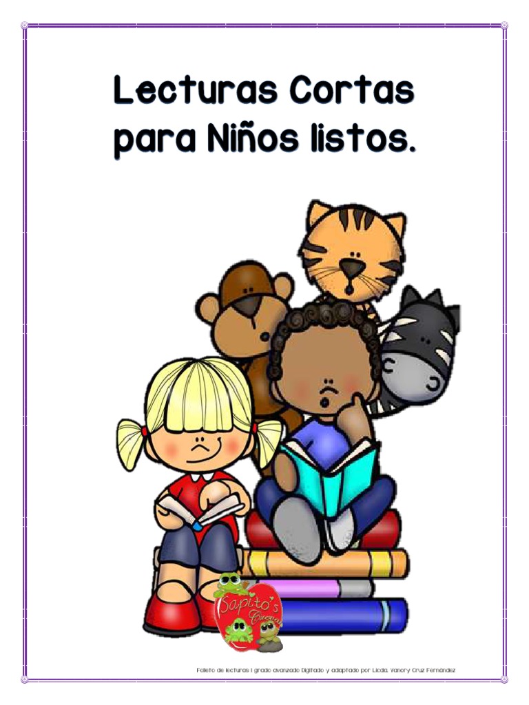 Lecturas Cortas Para Niños Listos Por Sapitos Cuevas Pdf Alimentos