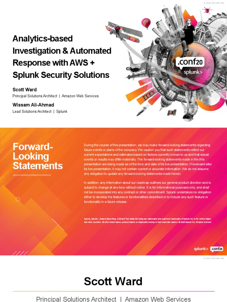Analytics-Based Investigation & Automated Response With AWS + Splunk Security Solutions | PDF ...
