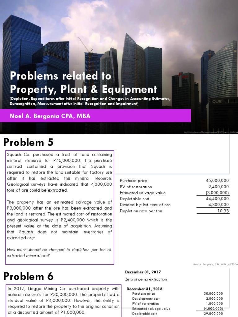 Answer Key Ppe Finale Part Pdf Depreciation Economies