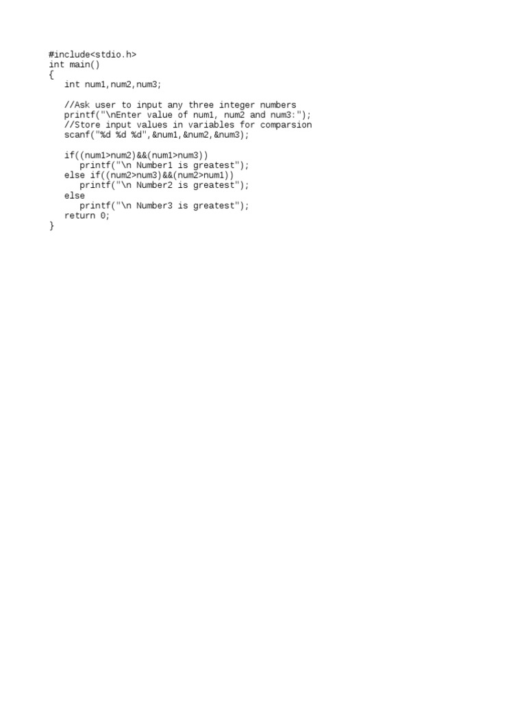 Find Largest 3 Digit Number | PDF | Computers | Technology & Engineering
