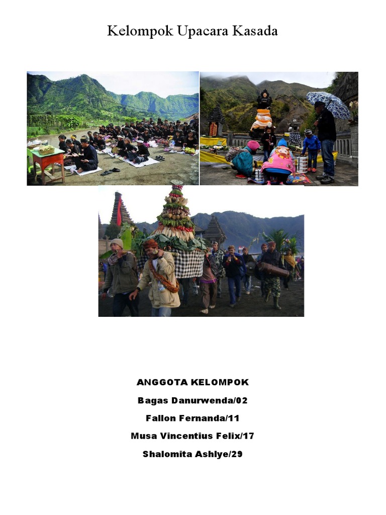 Kelompok Upacara Kasada 1 | PDF